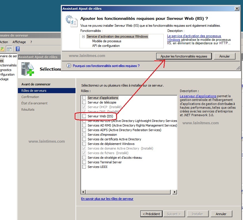 Installation et présentation du service web(IIS) sur Windows Serveur ...